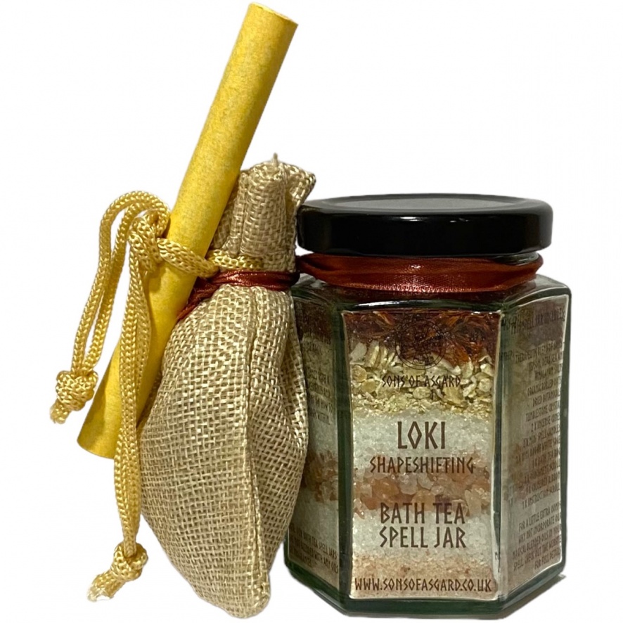 Loki (Shapeshifting) - Bath Tea Spell Jar - Sons of Asgard