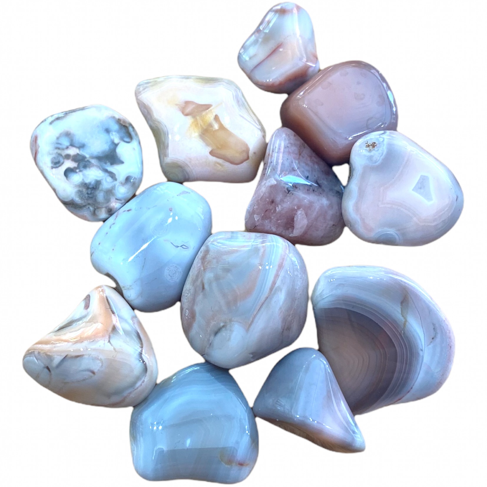 Agate - Pink - Tumblestone - Sons of Asgard