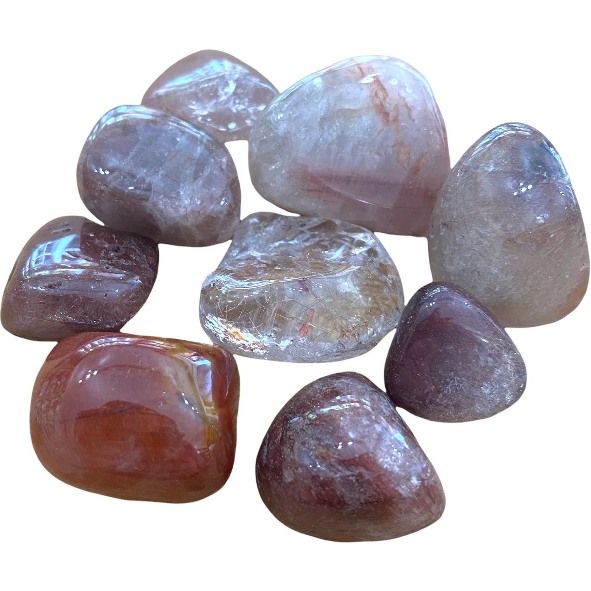 Quartz - Rutilated (Red) - Tumblestone - Sons of Asgard