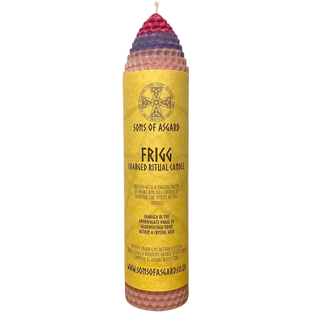 Frigg - Beeswax Ritual Candle - Sons of Asgard