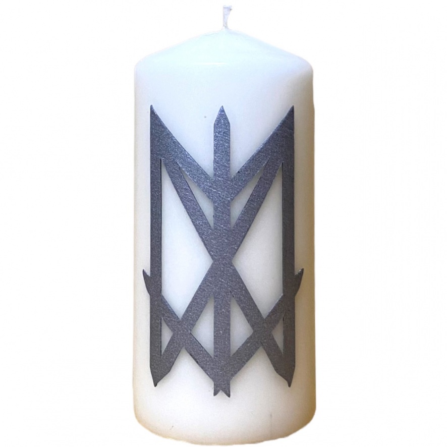 Luna Blessings - Bind Rune Pillar Candle - Sons of Asgard