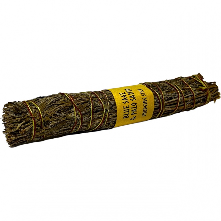 Blue Sage & Palo Santo Smudging Stick - 7'' - Sons of Asgard