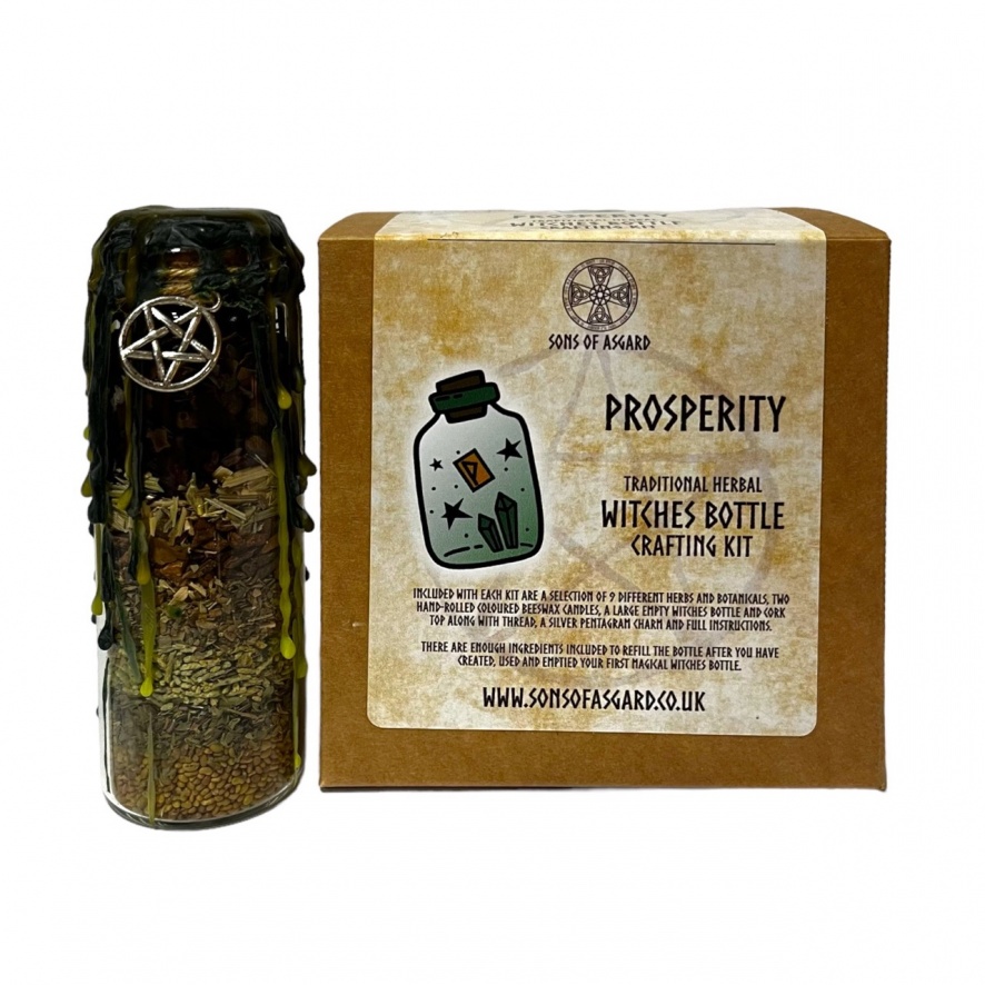 Prosperity - Witches Bottle Crafting Kit - Sons of Asgard