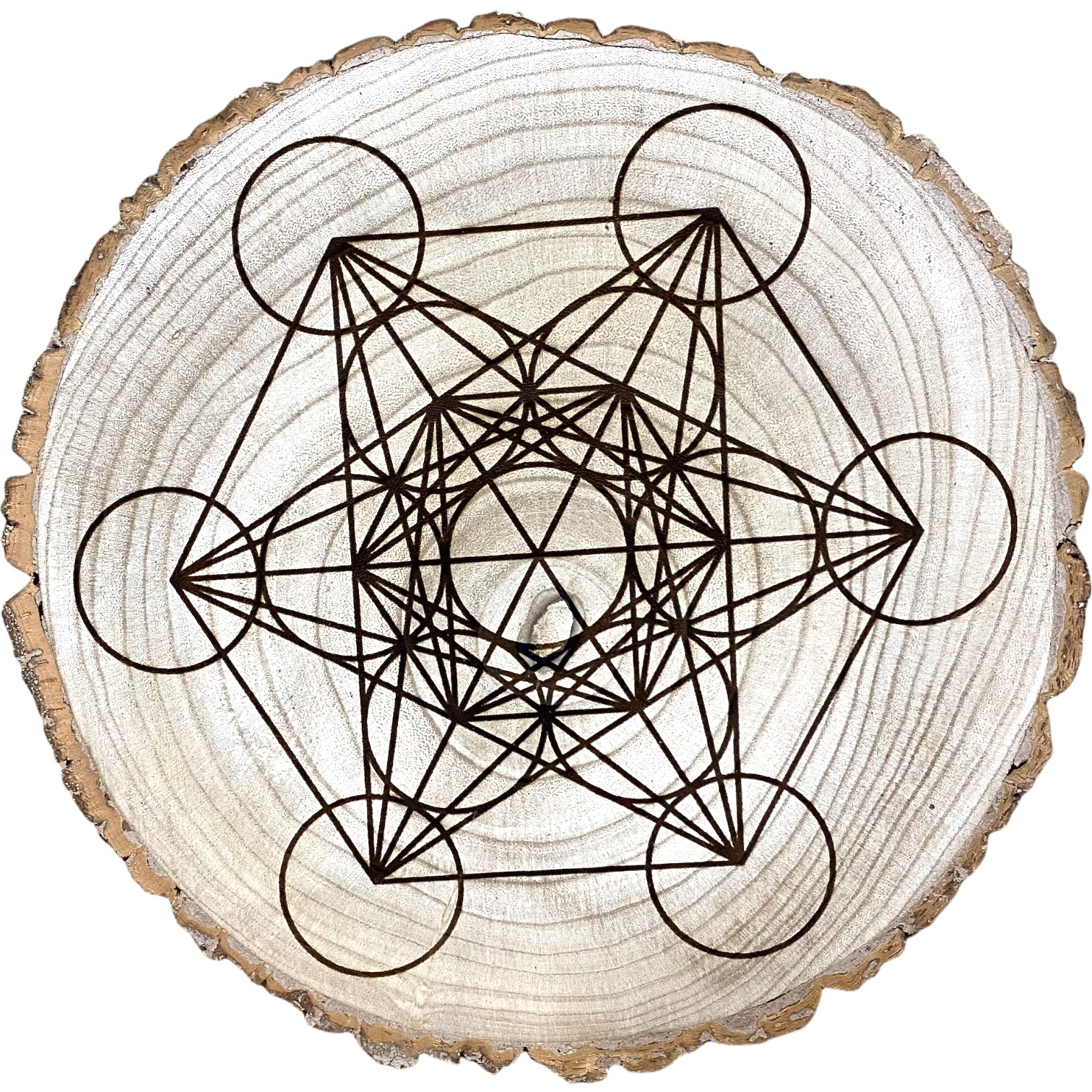 Metatron's Cube - Wooden Crystal Grid Board - Sons of Asgard
