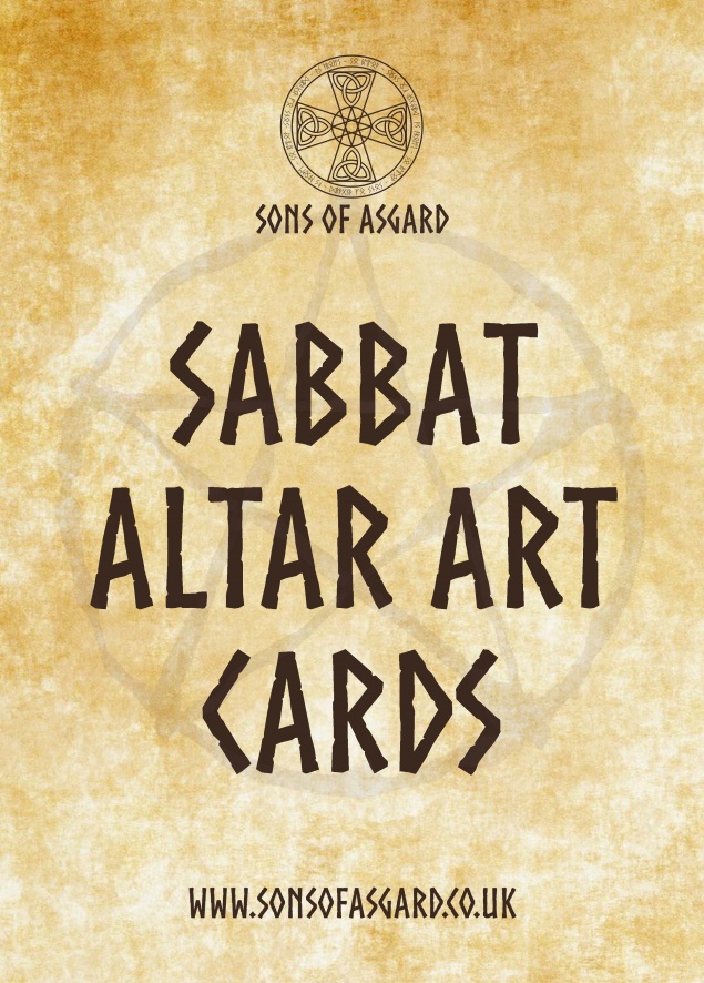 Sabbat Altar Art Cards - Sons of Asgard